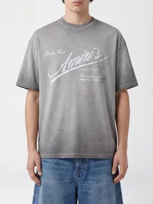 Amiri Abstract Print Cotton T-shirt With Logo