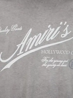 Amiri Abstract Print Cotton T-shirt With Logo