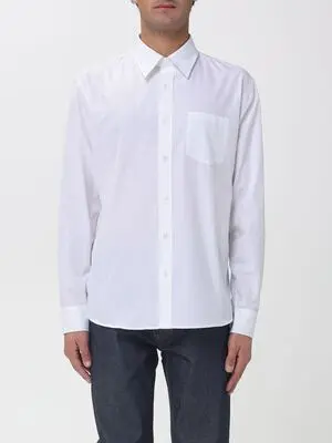 A.p.c. Classic Shirt In Organic Cotton - White