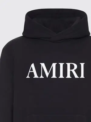 Amiri Relaxed Fit Cotton Hoodie With Contrast Logo