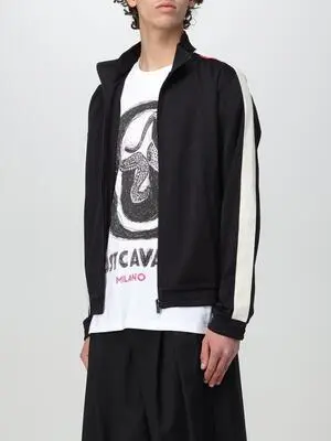 Just Cavalli Zip-up Track Jacket With Contrast Stripes