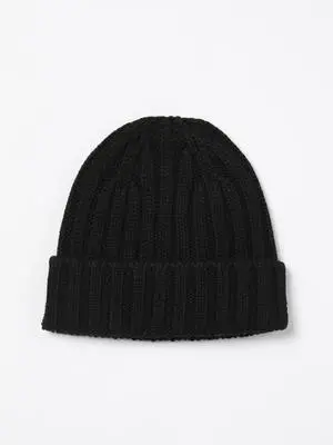 Aspesi Ribbed Knit Beanie - Black