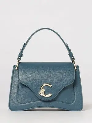 COCCINELLE C-me Mini Hammered Leather Bag - Blue