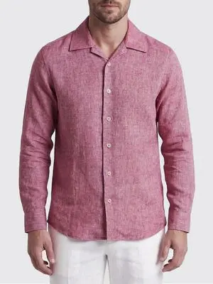 Brunello Cucinelli Linen Casual Shirt - Red