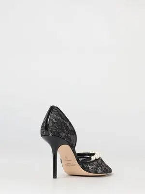 JIMMY CHOO Aurelie Embellished Lace Pumps