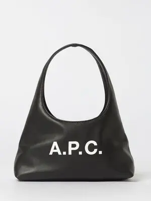 A.p.c. New Sarah" Shoulder Bag In White - Black