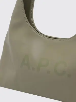 A.p.c. New Sarah" Shoulder Bag In White - Green