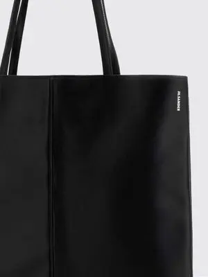 JIL SANDER Linea Calf Leather Shoulder Tote Bag