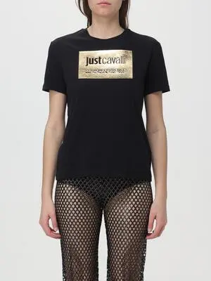 Just Cavalli T-shirt With Metallic Logo Detail
