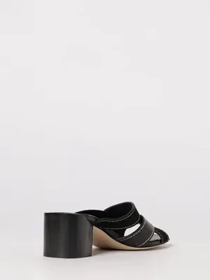 TOD'S Leather Mules - Black