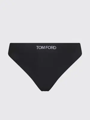 TOM FORD Modal Thong With Jacquard Logo - Black