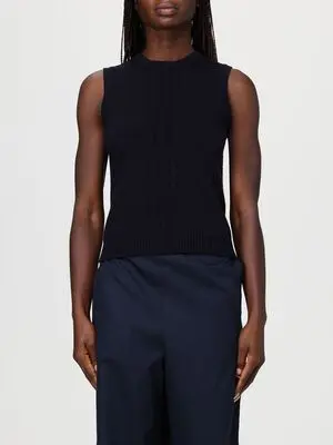 Max Mara Cotton Knit Top - Blue