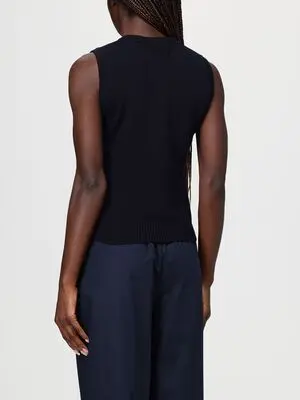 Max Mara Cotton Knit Top - Blue
