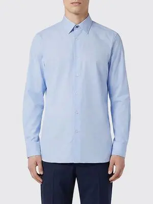 Paul Smith Classic Cotton Poplin Shirt - Blue