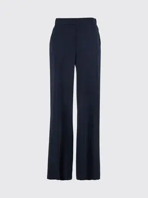 PAROSH P.a.r.o.s.h. Mid-rise Straight-leg Cady Trousers - Blue