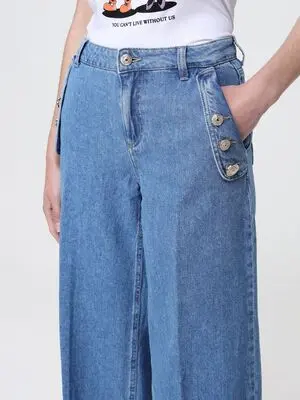 Liu Jo Palazzo Jeans In Denim