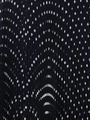Valentino Garavani Polka Dot Silk Midi Skirt