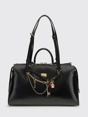Dolce & Gabbana Vittoria Leather Shoulder Bag - Black
