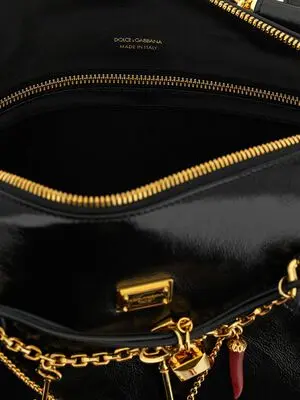Dolce & Gabbana Vittoria Leather Shoulder Bag