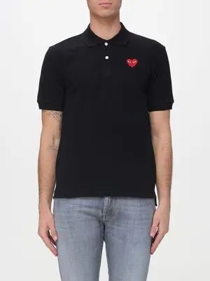 Play Comme Des Garcon Polo Shirt Colour - Black