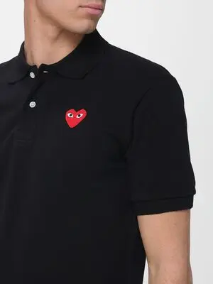 Play Comme Des Garcon Polo Shirt Colour
