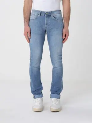 DONDUP Cotton Denim Slim Fit Jeans - Blue