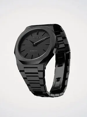 D1 MILANO Ultra Thin Watch - Black