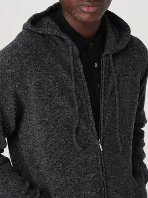 XC Zip-up Hooded Knit - Charcoal