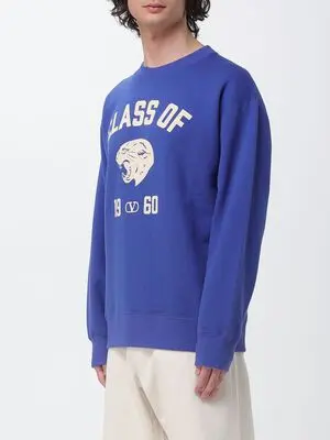 Valentino Garavani Cotton Crew Neck Sweatshirt With Logo