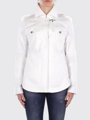 FAY Stretch Cotton Overshirt - White