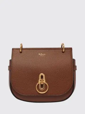 Mulberry Amberley Small Crossbody Bag In Leather With Rider's Lock Closure - Brown