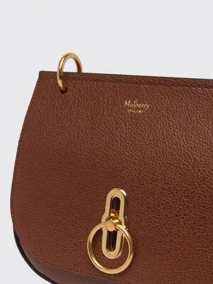 Mulberry Amberley Small Crossbody Bag In Leather With Rider's Lock Closure - Brown