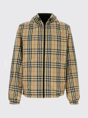Burberry Check Polyester Hooded Jacket