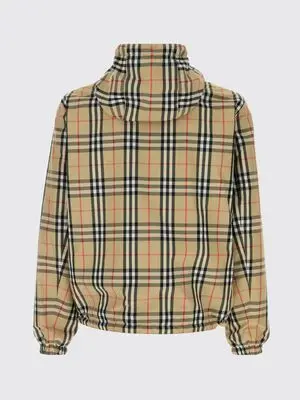 Burberry Check Polyester Hooded Jacket