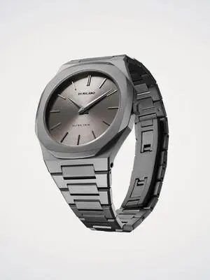 D1 MILANO Ultra Thin Watch - Charcoal