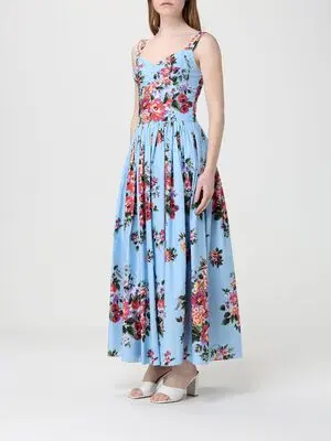Dolce & Gabbana Printed Cotton Midi Dress