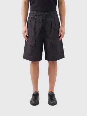 Y3 Cotton Blend Cargo Shorts - Black