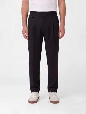 Dolce & Gabbana Stretch Cotton Tailored Trousers - Black