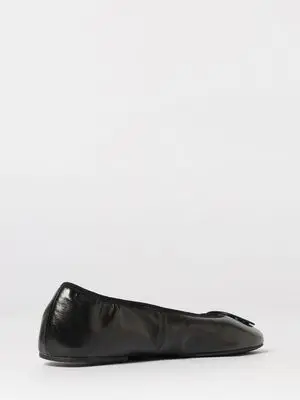 Tory Burch Reva Leather Travel Ballerinas