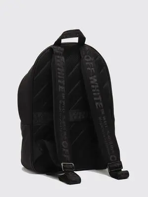 Off-White Nylon Backpack With Arrow Logo