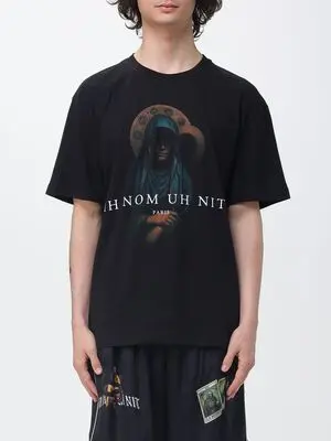 IH NOM UH NIT Printed Cotton T-shirt - Black