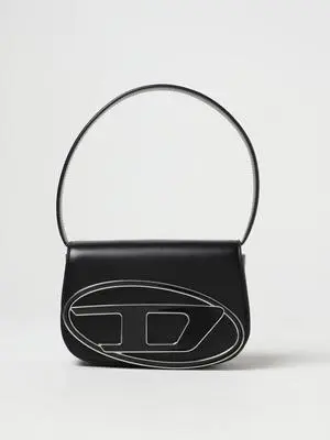 DIESEL® DIESEL Logo Detail Shoulder Bag Black