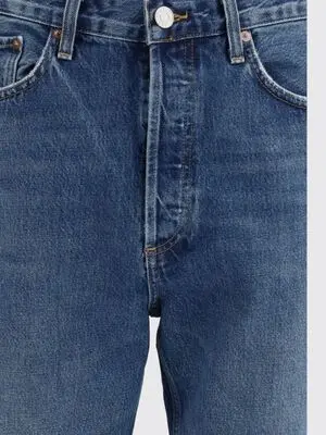 AGOLDE Cotton Straight Jeans - Denim