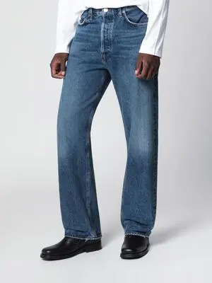 AGOLDE Cotton Straight Jeans - Denim