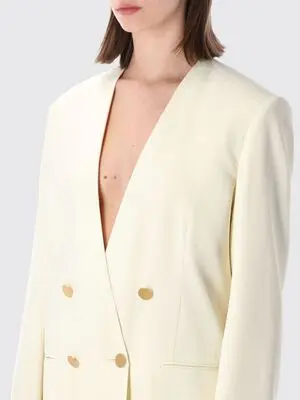 Alberta Ferretti Double-breasted Cotton Blazer