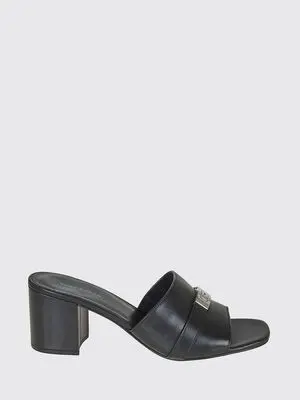 Tory Burch Leelee Leather Mules - Black