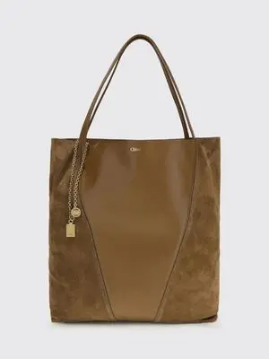 Chloé Spin Leather Bag - Kaki