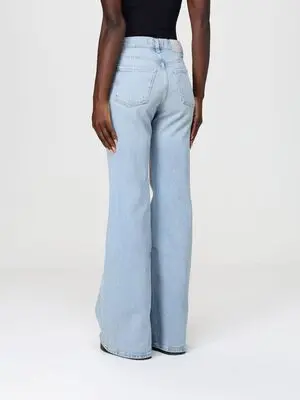 7 For All Mankind Cotton Denim Flared Jeans