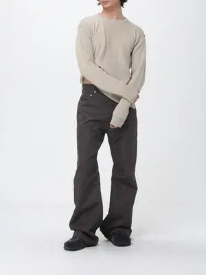 Rick Owens Cotton Crew Neck Pullover - Sand