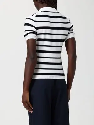 Max Mara Cotton Knit Polo Shirt - White 1